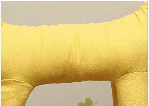 LITFAD Dimmable Floor Lamp Cartoon Lion Design 51" Tall Standing Light Modern Floor Light with Fabric Shade for Kids Room / Bedroom,Yellow
