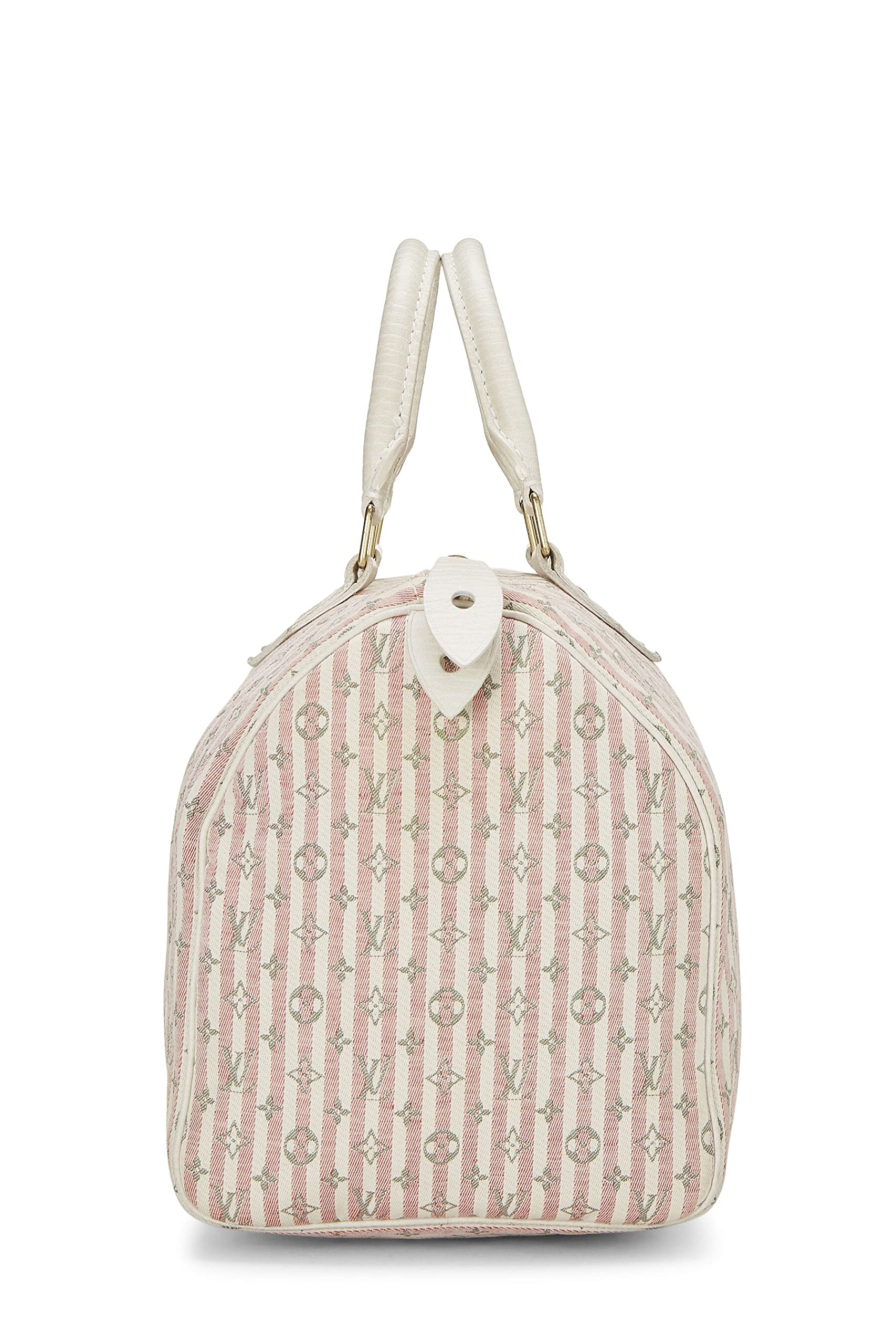 Louis Vuitton, Pre-Loved Pink Monogram Mini Lin Croisette Speedy 30, Pink