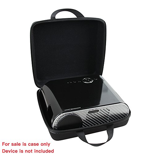 Hermitshell Hard EVA Travel Case Fits FANGOR 6500 Lumens/Ohderii Portable Projector/GooDee GD-600 HD Video Projector Outdoor Movie Projector