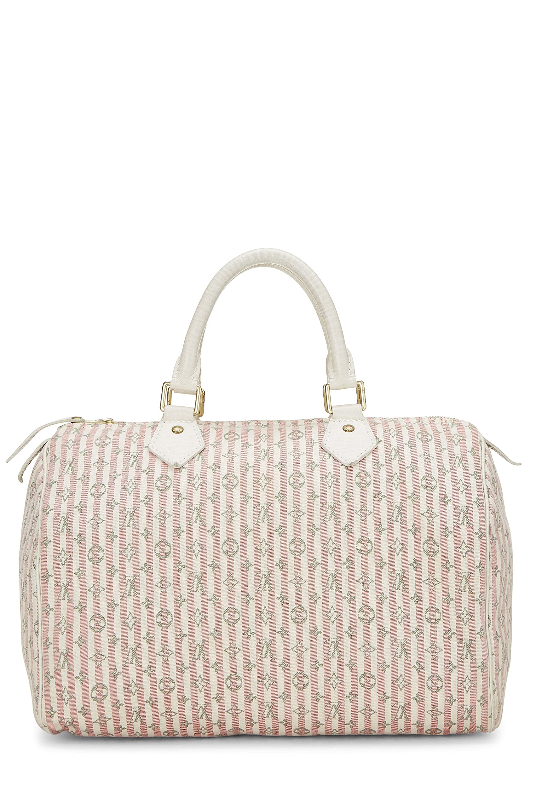 Louis Vuitton, Pre-Loved Pink Monogram Mini Lin Croisette Speedy 30, Pink