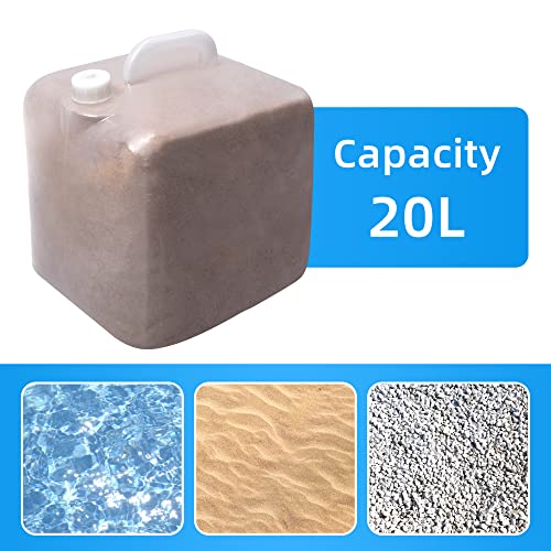 2 Pack Extra Thick Swimming Pool Ladder Weights- Foldable Pool Step Sandbag -Fillable Anchor Bag Container for Ground Pool Entry System(Without Sand)