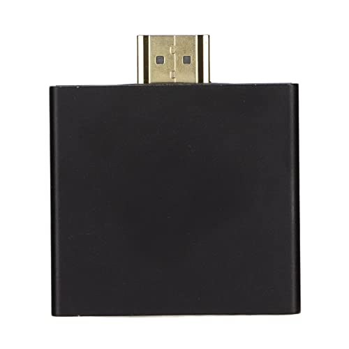 High Definition Through Spliter,High Resolution Multimedia Interface Adapter,1 in 2 Out Small Portable Screen Splitter,Male to Dual Multimedia Interface Female,for HDTV,DVD Players,LCD,Projectors
