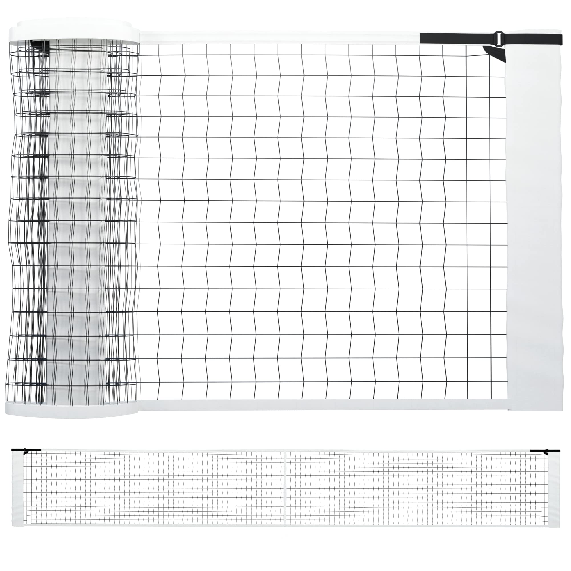 Pickleball Replacement Net - (net only, no frame), for Indoor and Outdoor Pickle Ball, Regulation Size Pickleball Net Only for Driveway, Backyards Official Pickleball Court Size, 22 Ft