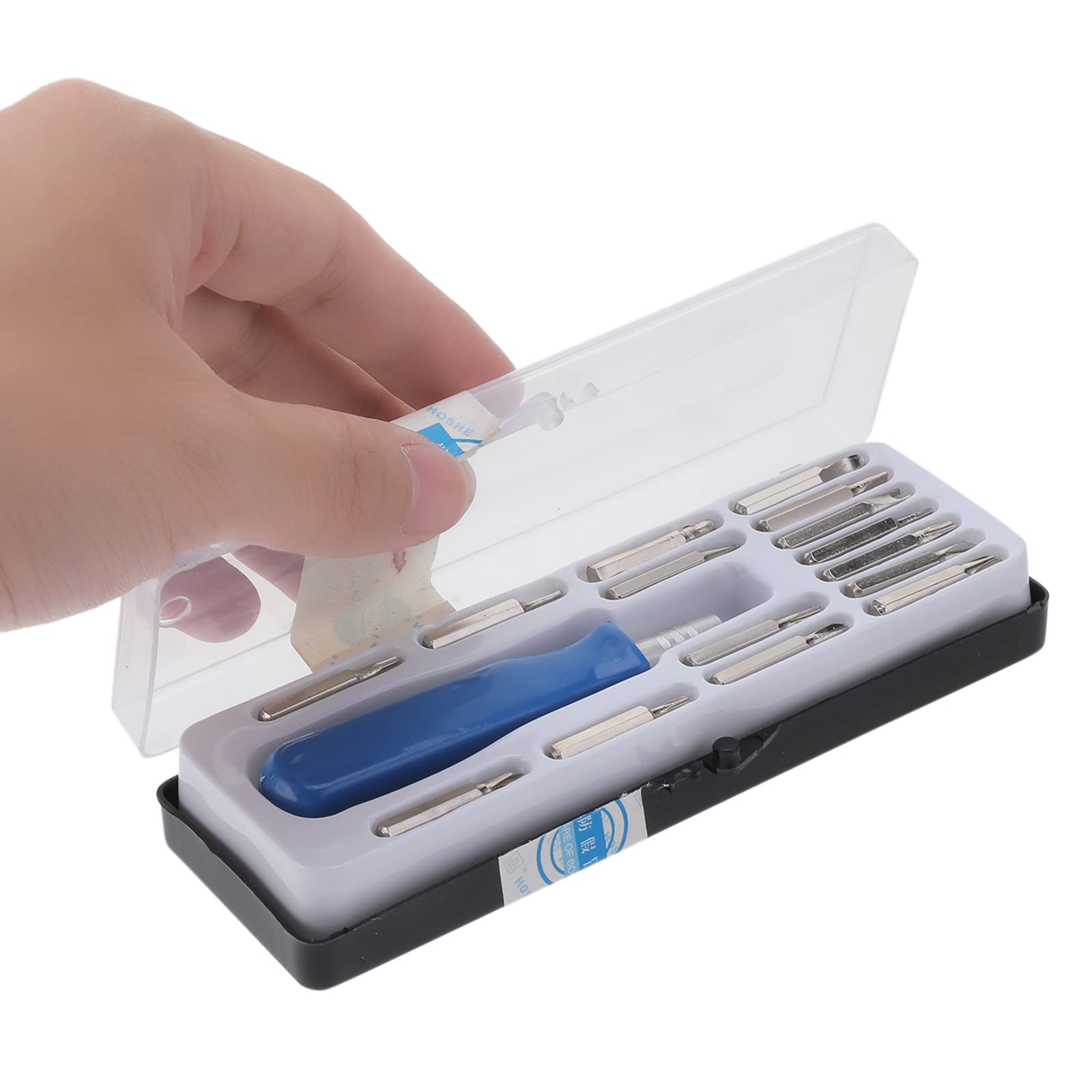 16 in 1 Premium Precision Screwdriver Set, Small Pocket Screwdriver Set with Phillips Flathead Tox Screwdriver Bits, Mini Screwdrivers Kit for Electronics, PC,Laptop,Watch, Eyeglass Repairing Tool