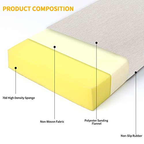 Millsilo Custom Bench Cushion for Indoor Furniture, Soft Window Seat Cushions, Custom Size Outdoor Cushion for Bench, Non-Slip Bench Pad for Shoe Rack, Piano, Storage, Dining, 70D High Density Sponge