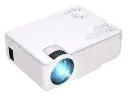 Video Projector Movie Projector 8500 Lumens with 200" Projector Screen, 1080P Full HD Supported Portable Projector, Mini Video Projector Compatible with HDMI,VGA,USB,AV,Laptop,Smartphone