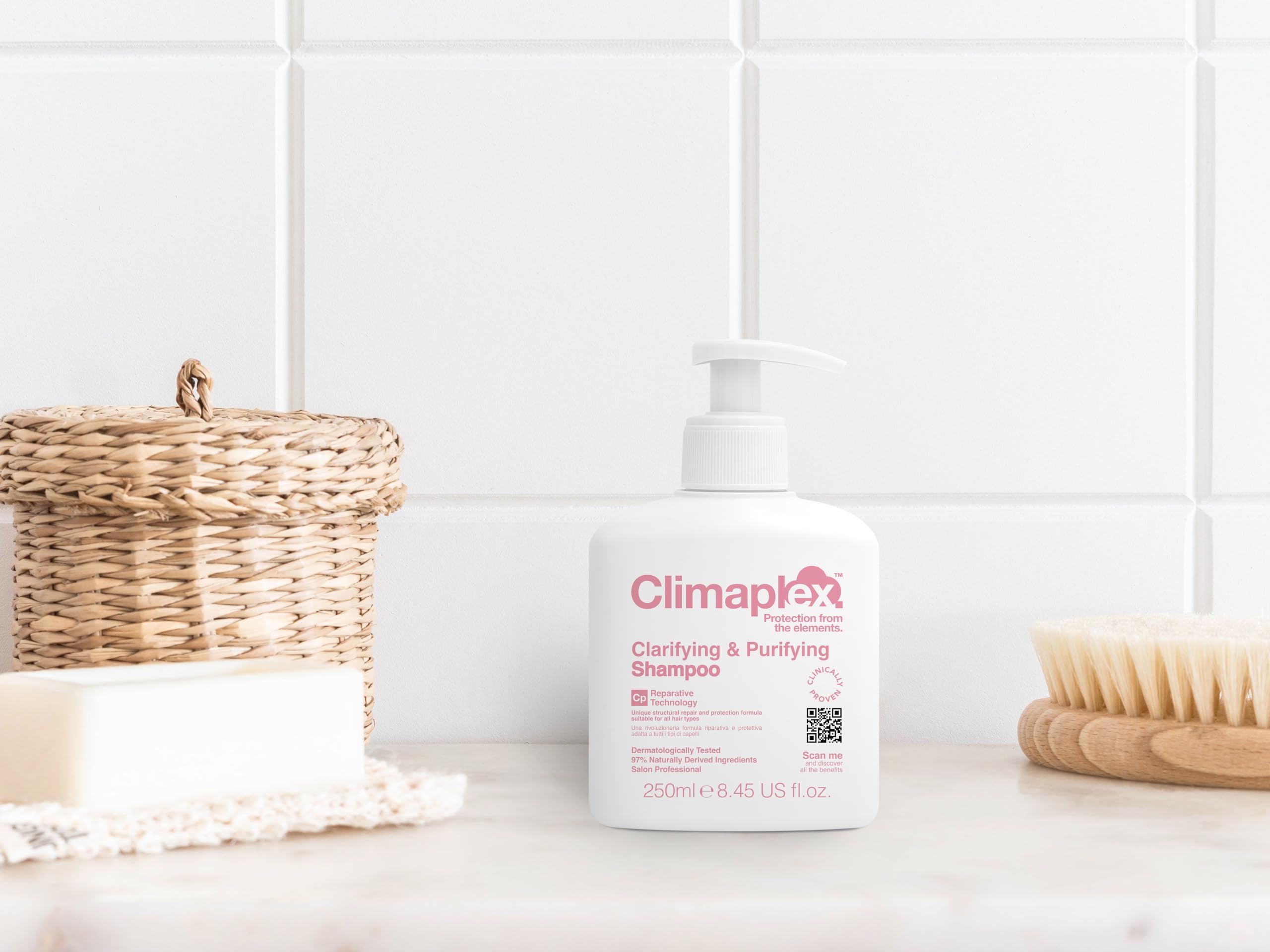Climaplex Clarifying and Purifying Shampoo - Refreshing and Soothing Properties - Perfect for Deeply Cleansing and Detoxifying Your Scalp - Adds Shine and Volume - Provides Healthy Growth - 8.45 oz