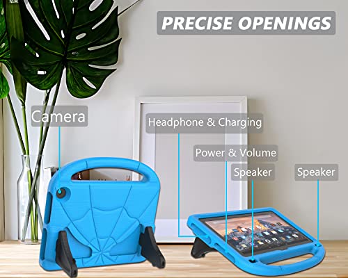 Case for 8 Inch Tablet (10th/12th Generation 2020/2022 Release) - DICEKOO Lightweight Shockproof Kids Case Cover for 8 inch Tablet - Blue