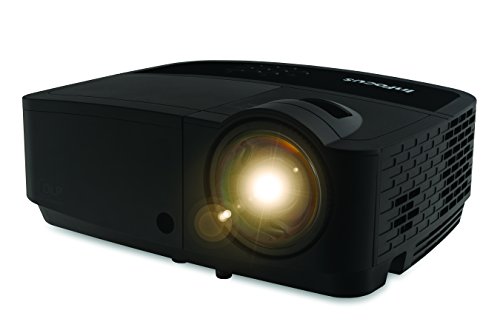 InFocus IN126STx WXGA DLP Short Throw Network Projector, 3700 Lumens, 14000:1 Contrast Ratio