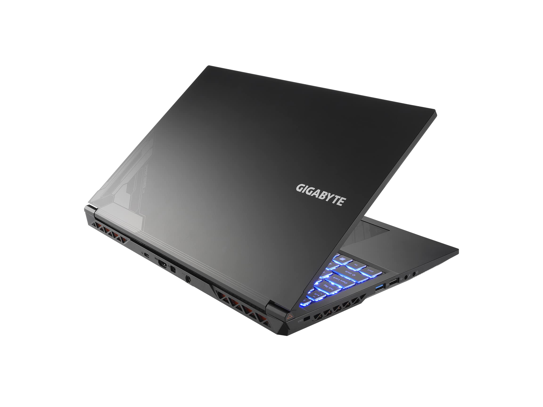 GIGABYTE G5 MF: 15.6" FHD 1920x1080 144Hz, NVIDIA GeForce RTX 4050 Laptop GPU, Intel Core i5-12450H, 16GB DDR4 RAM, 512G SSD, Win11 Home (G5 MF-F2US313SH),Black