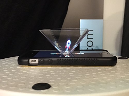 Pack of 2! Individually Packaged, 2X Spectre Hologram Smartphone Hologram Projector, Suitable for Any Smartphone, Compatible Holographic Prism