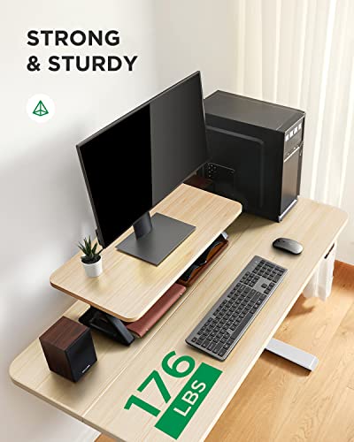 Totnz Electric Standing Desk Height Adjustable Table, Ergonomic Home Office Furniture