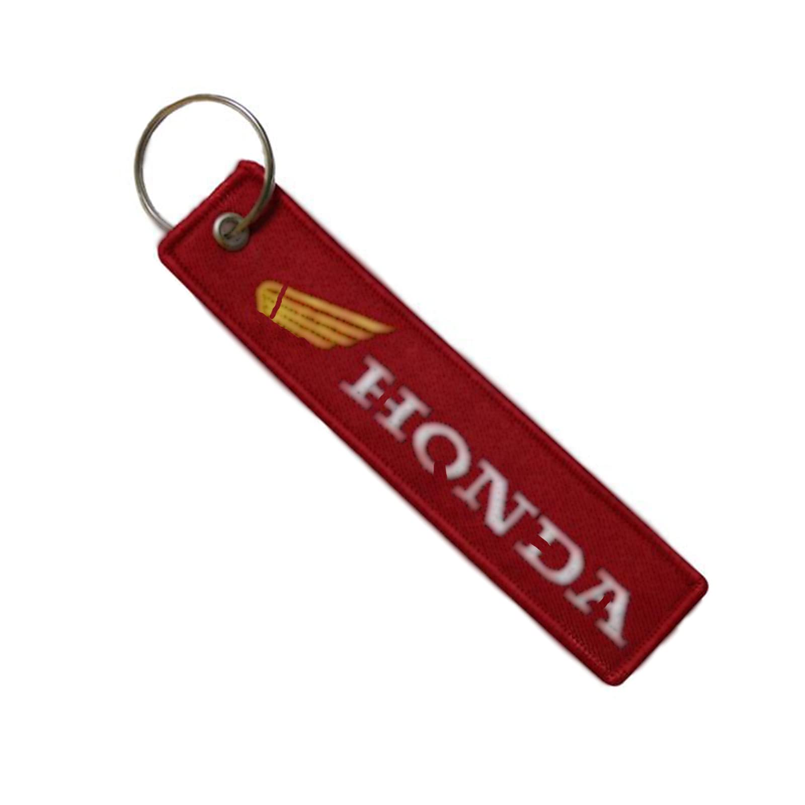 CBR Motorcycles Key Keychains, Keychain Key Ring and Gifts -Red Embroidery Keychain
