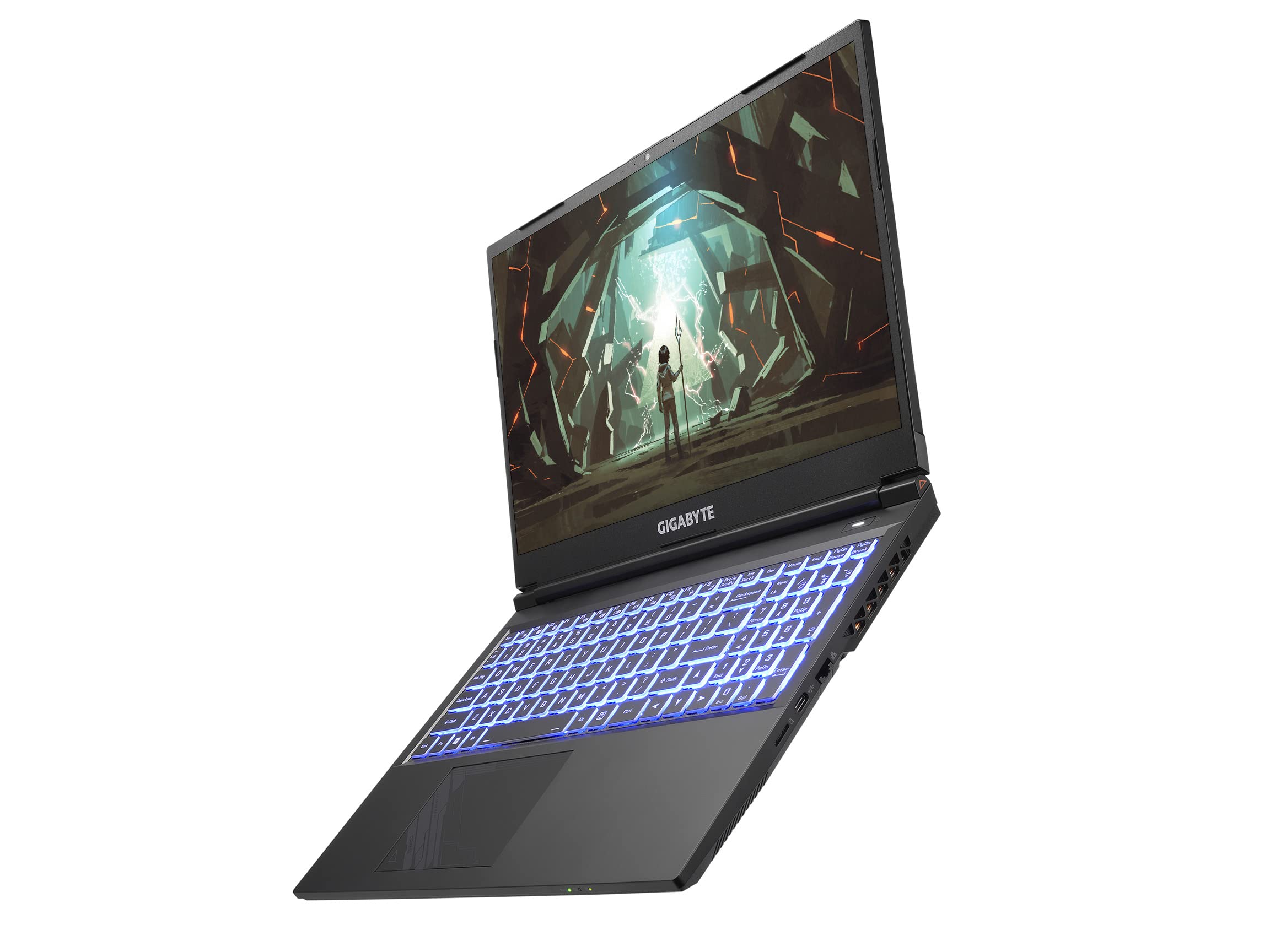 GIGABYTE G5 MF: 15.6" FHD 1920x1080 144Hz, NVIDIA GeForce RTX 4050 Laptop GPU, Intel Core i5-12450H, 16GB DDR4 RAM, 512G SSD, Win11 Home (G5 MF-F2US313SH),Black