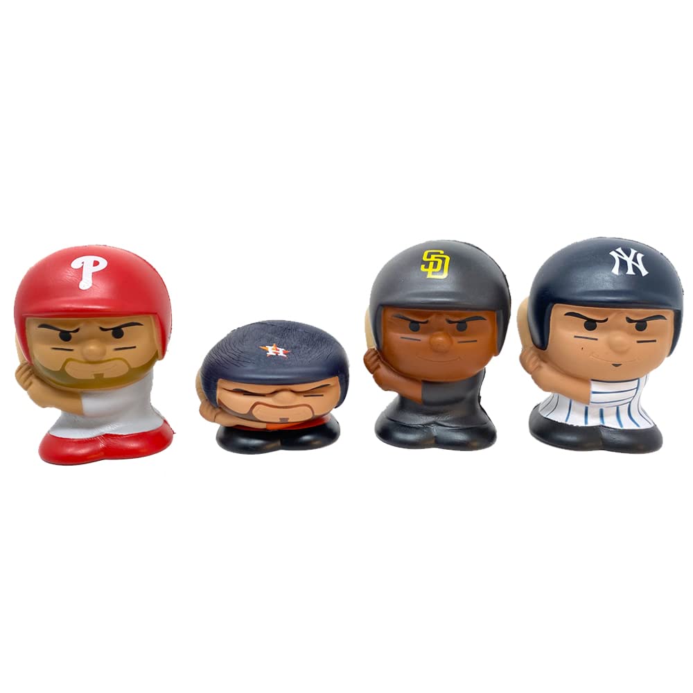 Party Animal Series 3 Jumbo Squeezy Surprise! One (1) Giant Capsule SqueezyMates MLB Figure, Team Colors, 3.75" Tall