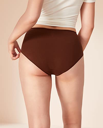 Reshinee Cotton Women's Underwear Breathable Full Briefs Soft Panties Comfort Underpants Ladies Panties 4 Pack