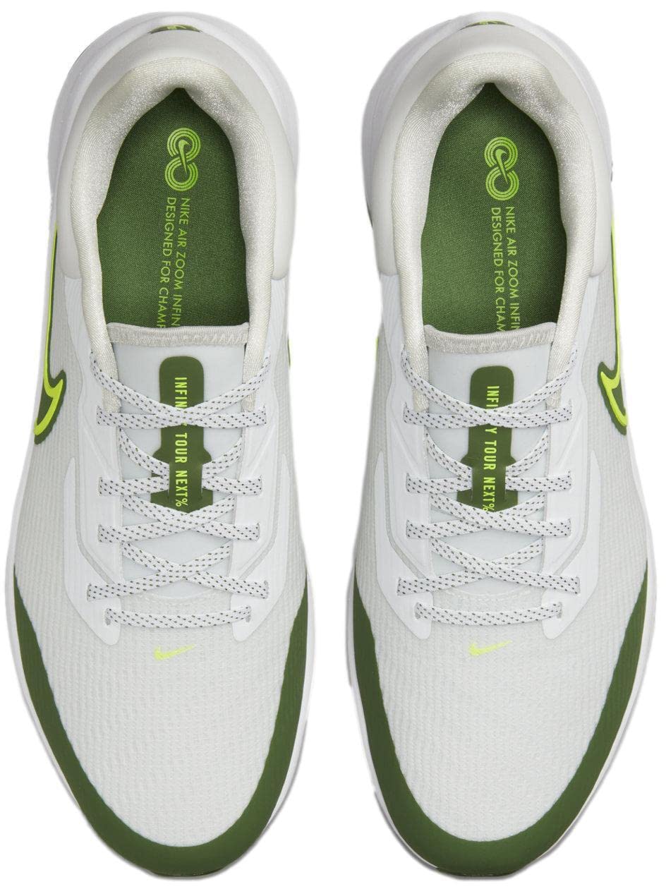 Nike Air Zoom Infinity Tour Next% Golf Shoes 2022 (us_Footwear_Size_System, Adult, Men, Numeric, Medium, Numeric_10_Point_5) White/Treeline