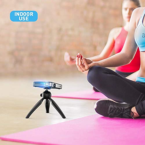 Mini Projector Tripod - YOTON Tripod for Mini Portable Projector, Projector Stand with 360° Metal Rotatable Ball Head for Camera, Mini Projector, Webcam