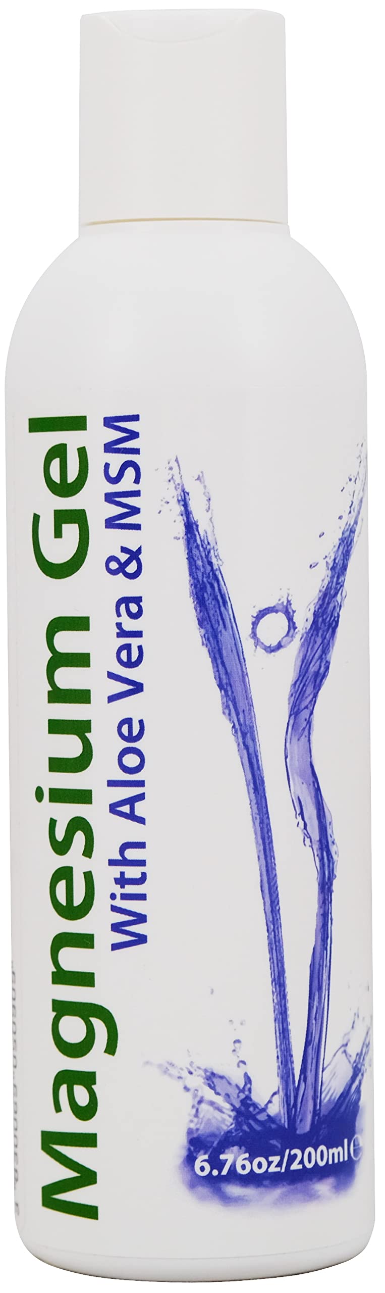 Magnesium Gel with Aloe Vera & MSM | 6.76 Oz - 200 ml | Pure Magnesium Chloride | Organic Aloe Vera | Heiltropfen®