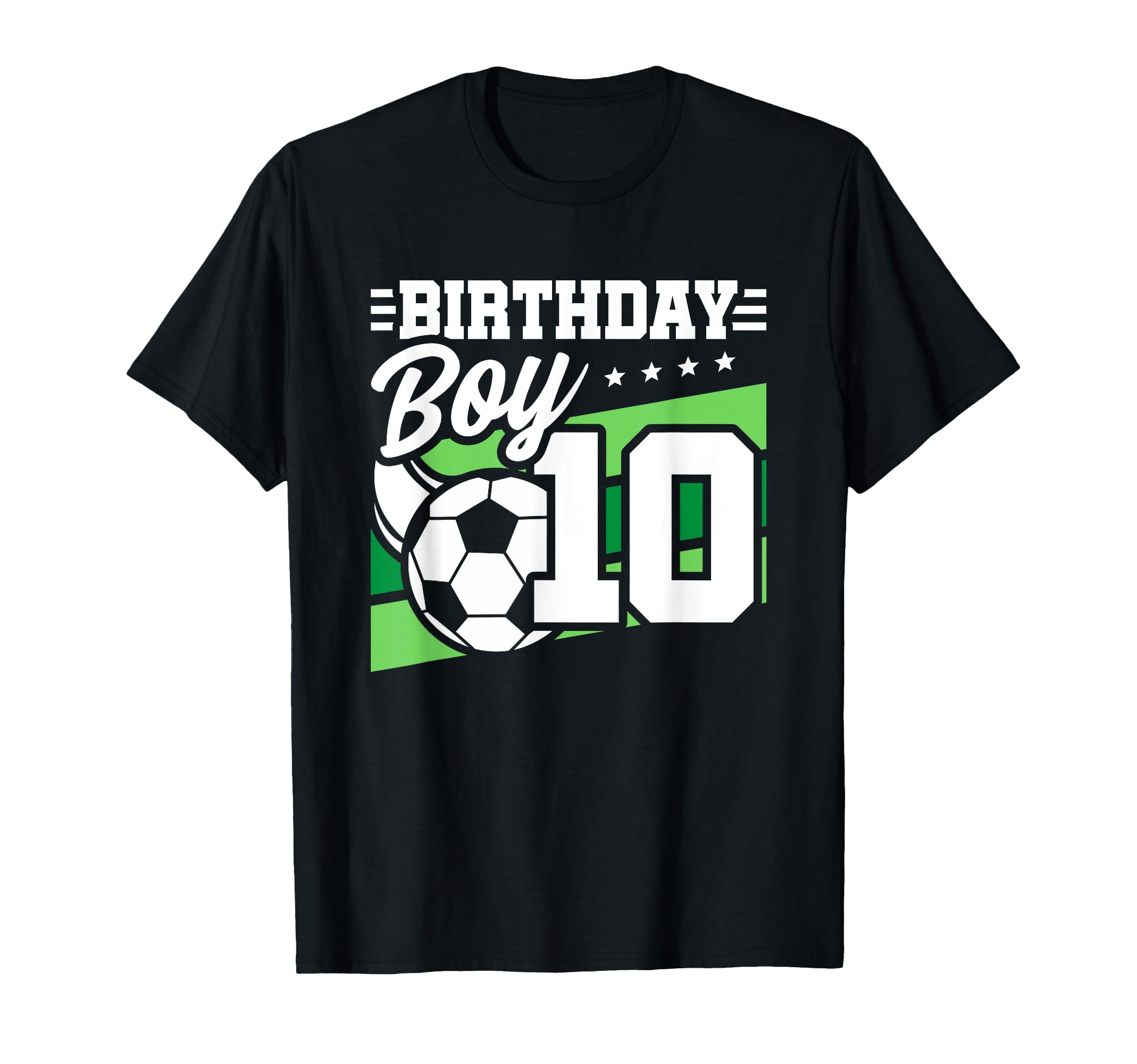 Soccer Birthday Party - 10 Year Old Boy - 10th Birthday T-Shirt