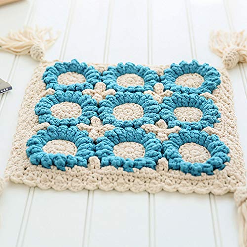 200g Peacock Blue Milk Cotton Crochet Yarn Soft Warm Cotton Thread Yarn for Sweaters Hats Scarves