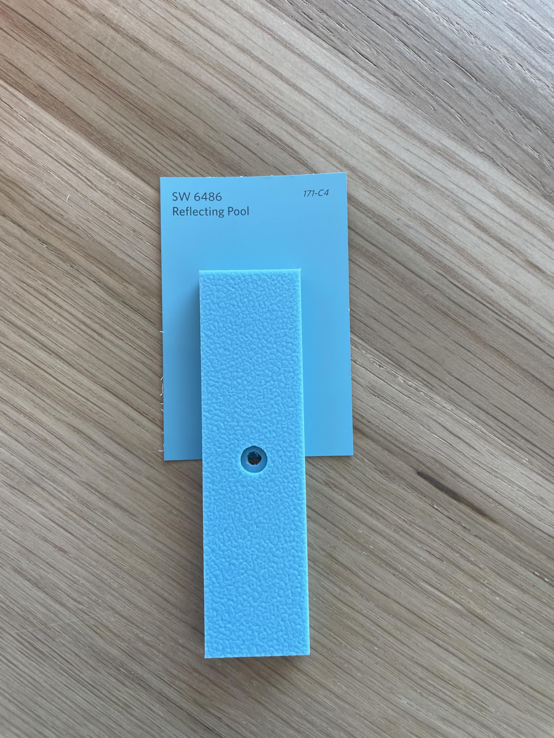 Aqua House Numbers for Mailbox Post, 4 Inches tall, plastic with stainless steel screws included (B)
