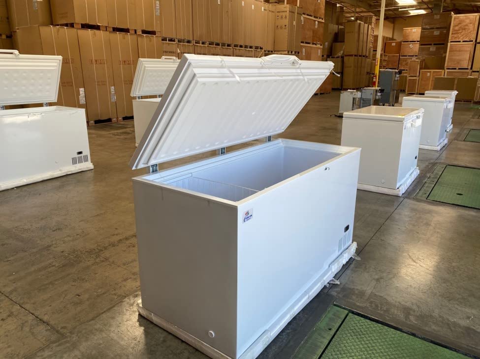 Commercial Freezer Ultra low temperature Chest Freezer NSF -65 degree C 12.9 cuft Tuna fish seafood Sashimi freezer 65w400