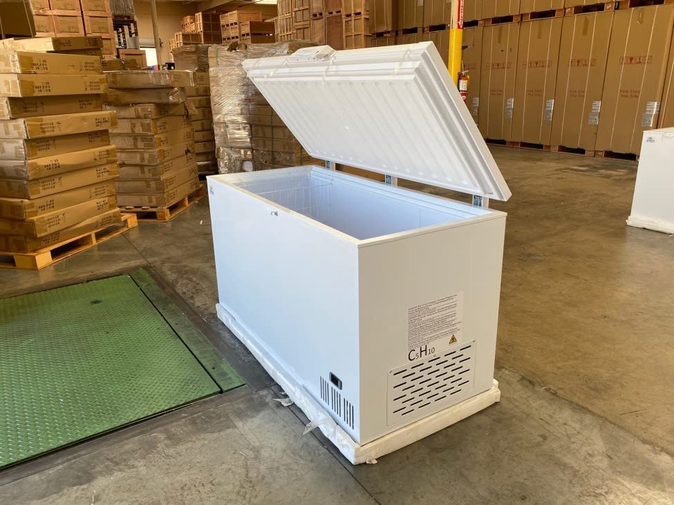 Commercial Freezer Ultra low temperature Chest Freezer NSF -65 degree C 12.9 cuft Tuna fish seafood Sashimi freezer 65w400