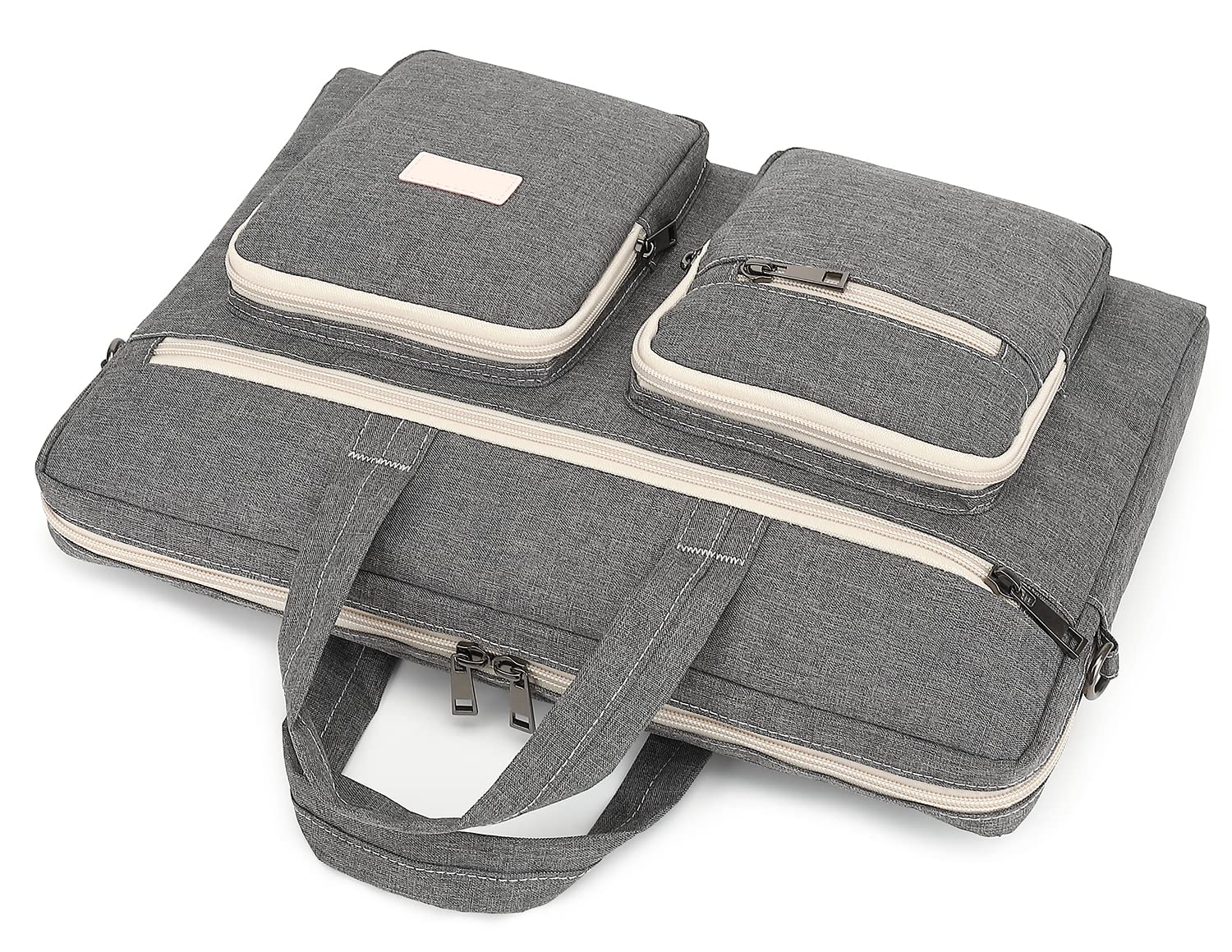 Ezrelia15-15.6 inch Laptop Shoulder Bag, for MacBook Pro 16, Hp Lenovo Dell 14 inch Waterproof Messenger Bag Case Sleeve