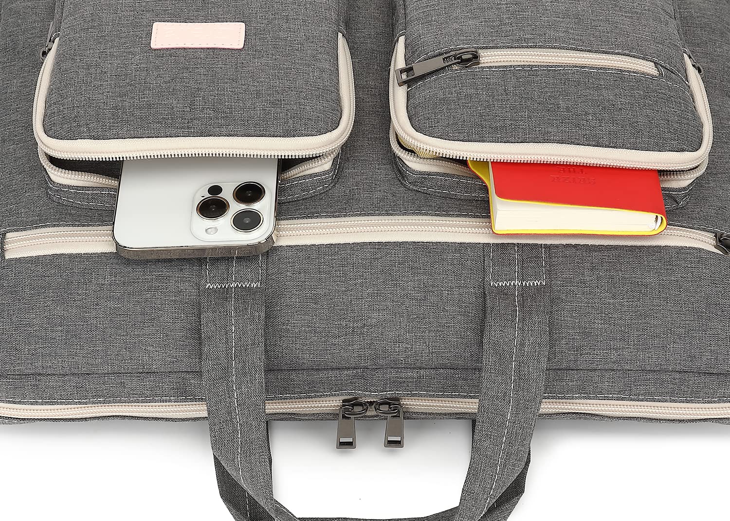 Ezrelia15-15.6 inch Laptop Shoulder Bag, for MacBook Pro 16, Hp Lenovo Dell 14 inch Waterproof Messenger Bag Case Sleeve