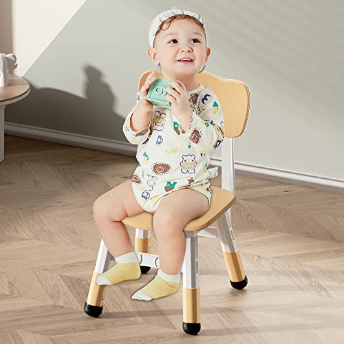 LUUYOUU Kids' Desk Chairs Adjustable Height is Suitable for Children's Chairs Used in Families, Schools and Day-Care Between 2-10 Years Old The Max Bearing Capacity is 220LB(5PCS-Mint Green)