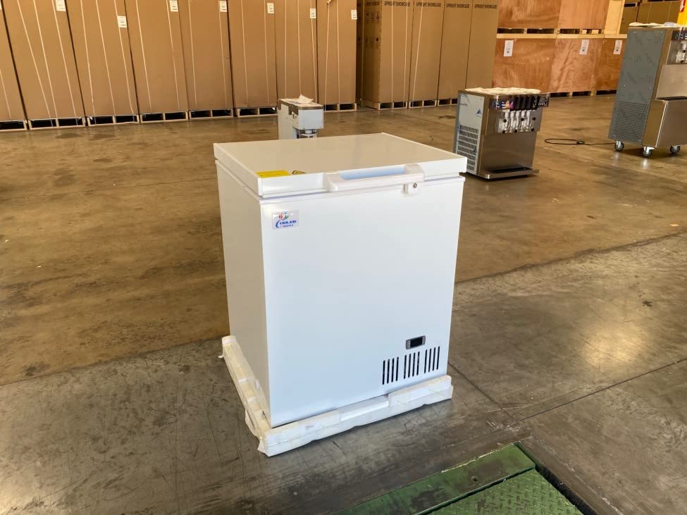 Commercial Freezer Ultra low temperature Chest Freezer NSF -65 degree C 3.2 cuft Tuna fish seafood Sashimi freezer 65w100