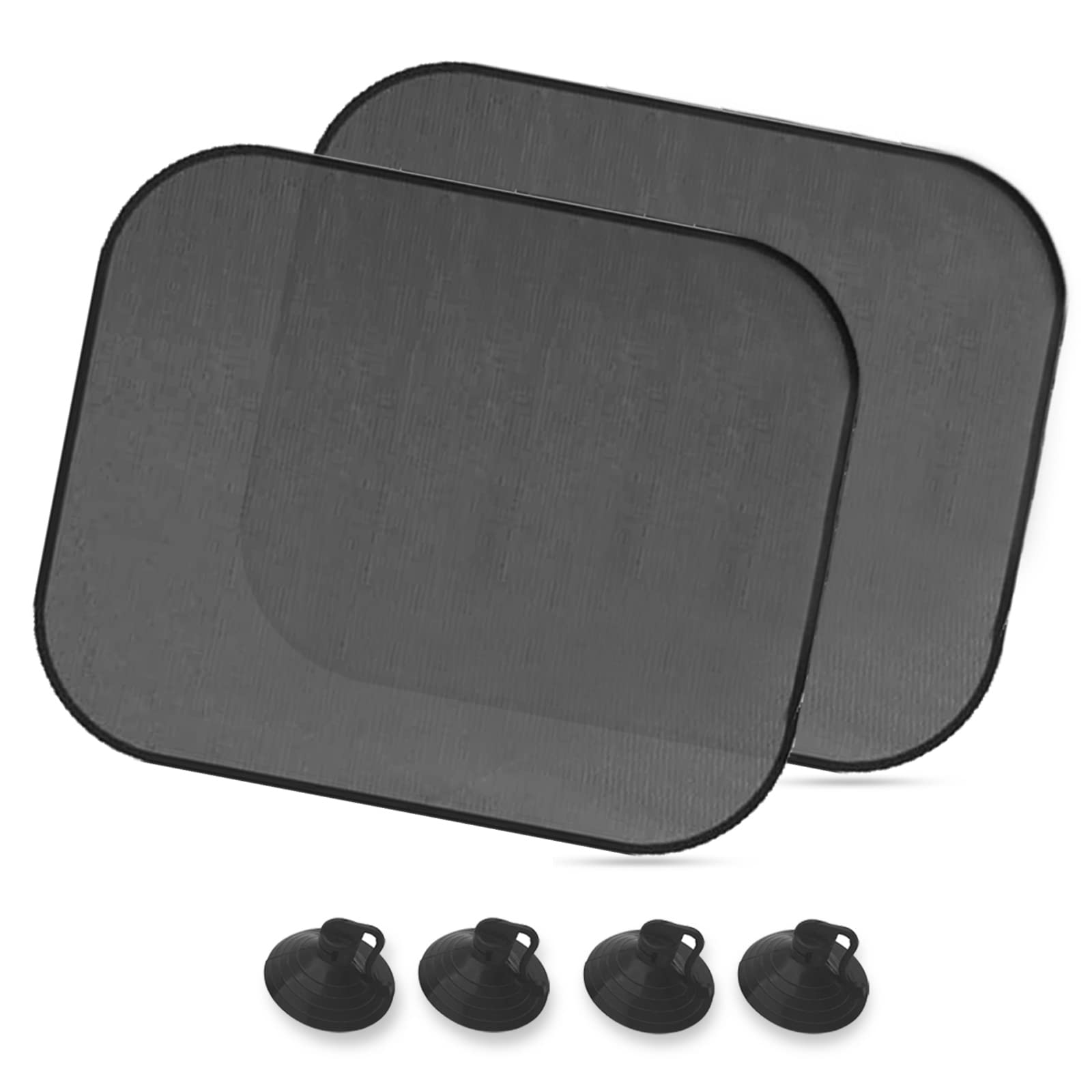 2PCS Universal Car Window Sun Shade, 17.3×14.2 Inch for Car Side Window Sun Glare, Sun and Glare Protection for Your Child, Blocks 99% of Harmful UV Rays