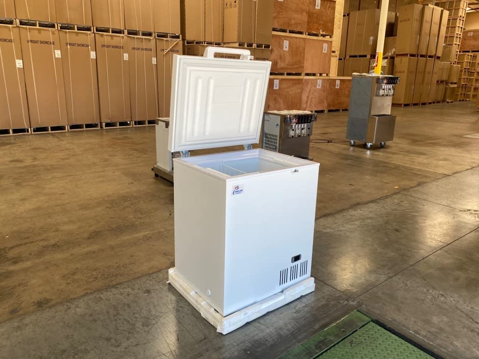 Commercial Freezer Ultra low temperature Chest Freezer NSF -65 degree C 3.2 cuft Tuna fish seafood Sashimi freezer 65w100