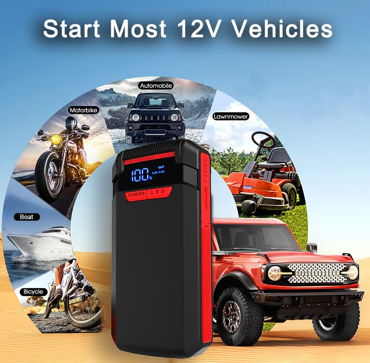 Jump Starter, Portable car Jump Starter