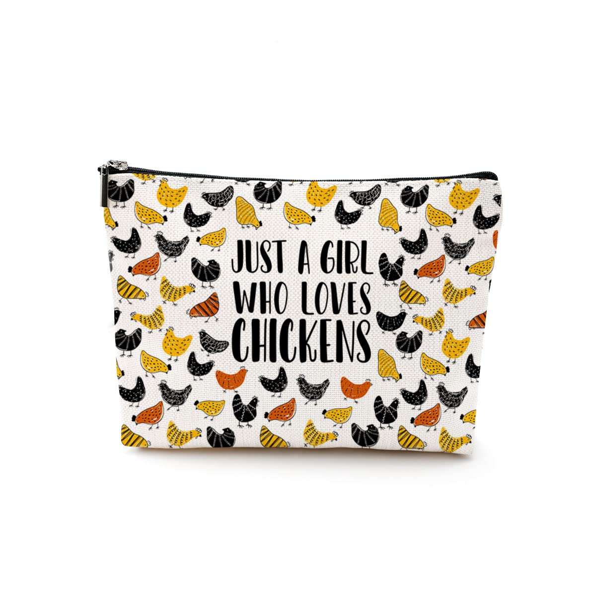 Ovfhus Chicken Make Up Bag Chicken Gifts for Chicken Lovers Chicken Party Favors Stuff Decor Cosmetic Travel Bag for Women Her Mom Teens Sister Coworker Nurse Travel Senior Graduation Birthday