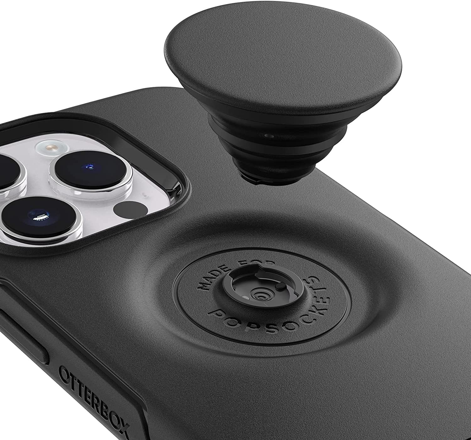 OtterBox + Pop Symmetry Series Case for iPhone 14 Pro Max (Only) - Non-Retail Packaging - Black