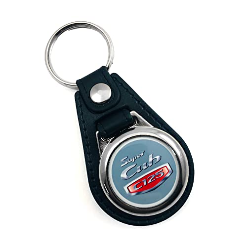 Do the Ton Design Keychain Compatible with Honda Super Cub Key Ring Key Holder (Grey)