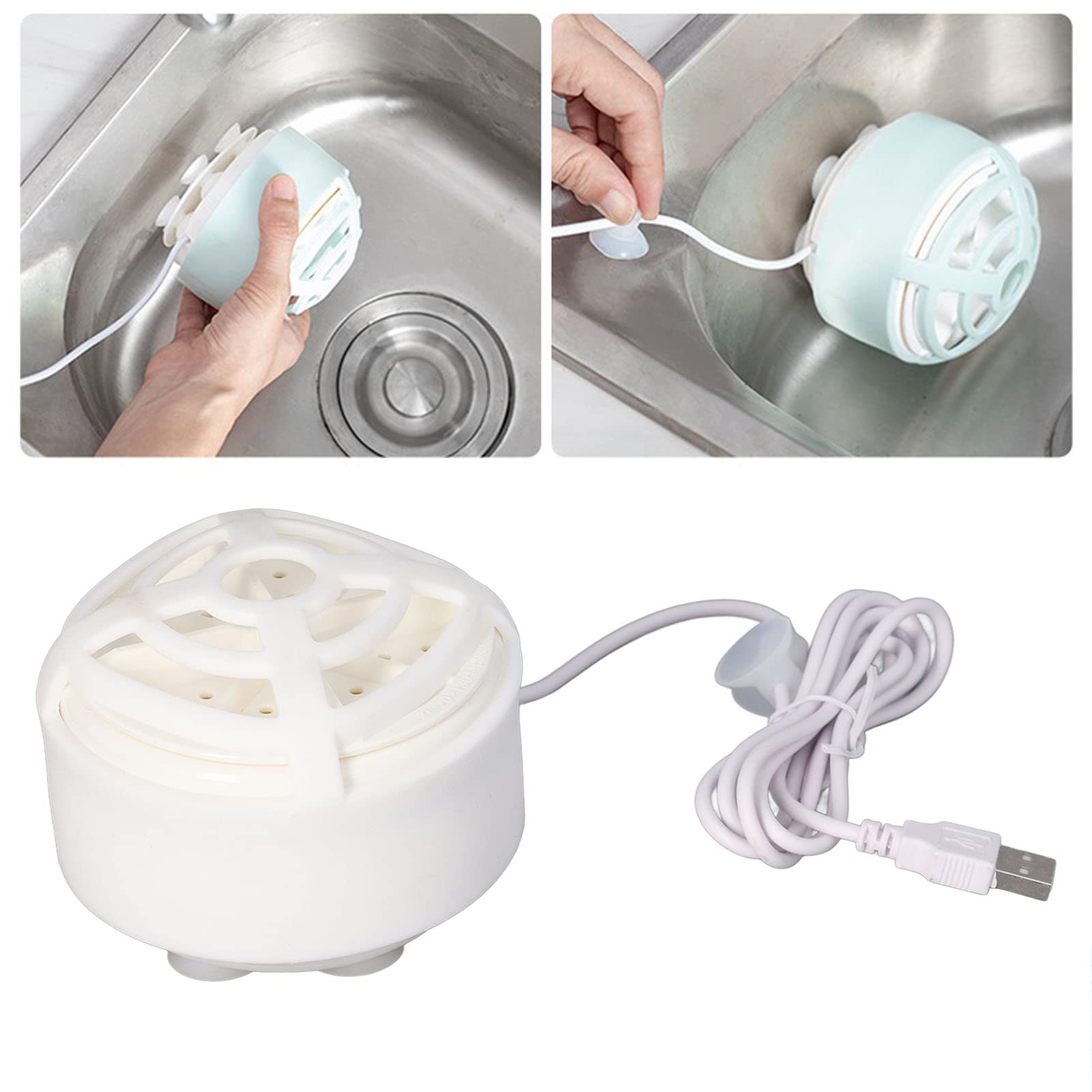 Mini Dishwasher, Portable USB Powered Fruit Dishwasher, 360 Dregee Cleaning Dishwasher for Sink, 5V 2A Kitchen Dishwasher, 30 Minutes Automatic Shutdown Electric Dishwasher for Home, RV, Apartment