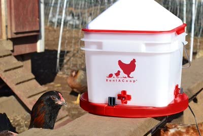 RentACoop 12" Poultry Deicer Base – Electric Heated Warmer for Poultry Waterers in Winter, Freeze Proof, Indoor/Outdoor Use