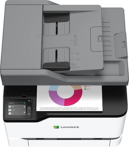 Lexmark MC3326i Color Multifunction Laser Printer with Print, Copy, Scan and Wireless Capabilities, Two Sided Printing with Full Spectrum Security and Prints Up to 26ppm (40N9660)