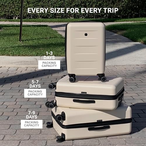 SwissGear 8020 Eclipse Hardside Expandable Luggage with Spinner Wheels, Ultimate Grey, Checked-Large 27-Inch