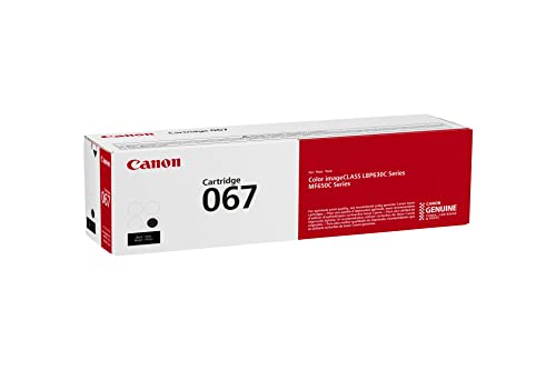 Canon 067 Black Toner Cartridge, Compatible to MF656Cdw, MF654Cdw, MF653Cdw, LBP633Cdw and LBP632Cdw Printers