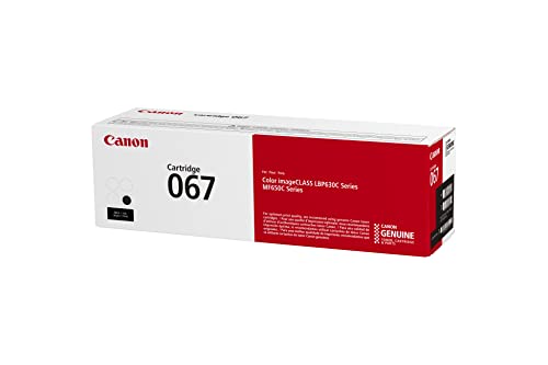 Canon 067 Black Toner Cartridge, Compatible to MF656Cdw, MF654Cdw, MF653Cdw, LBP633Cdw and LBP632Cdw Printers