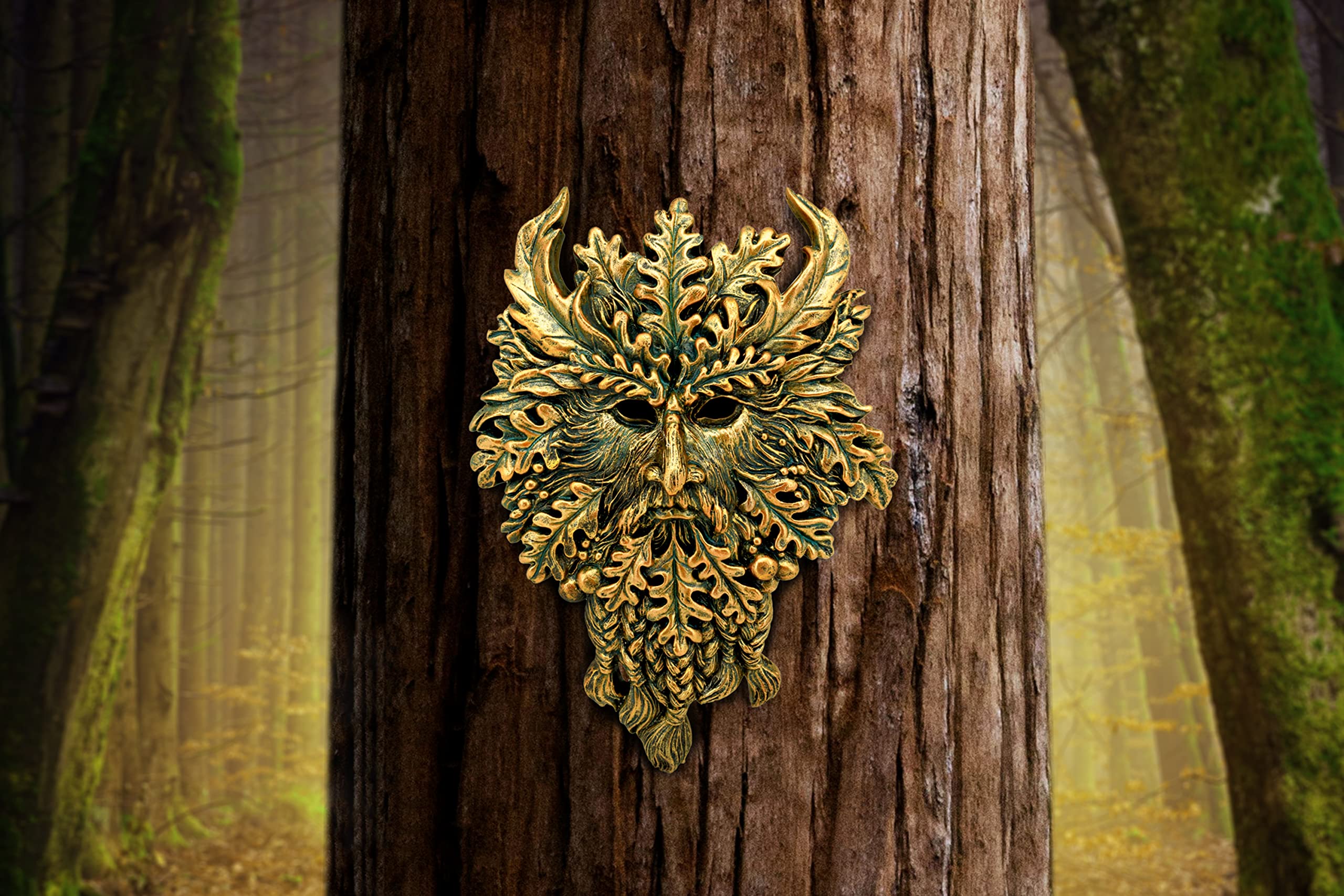 Nemesis Now Spirit of The Ents Wall Plaque, Gold, 20cm