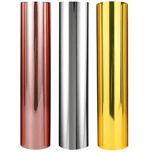VILLCASE 3 Rolls Self Adhesive Vinyl Stickers Cup Vinyl White Vinyl Vinyls Clothing Transfer Color Changing Vinyl Transfer Tape for Vinyl White Permanent Vinyl Glass Film Glossy Crafts PVC