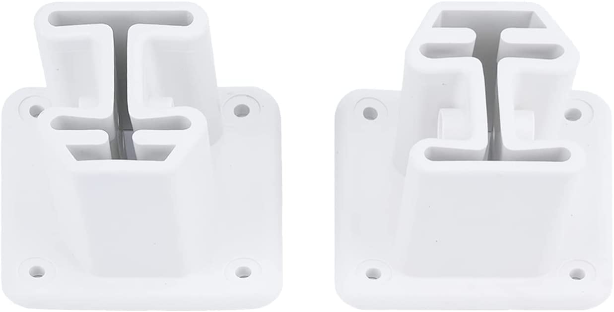 Pool Ladder Flanges for Heavy Duty Resin in-Pool above Ground Swimming Pool Ladder (2 Pack)