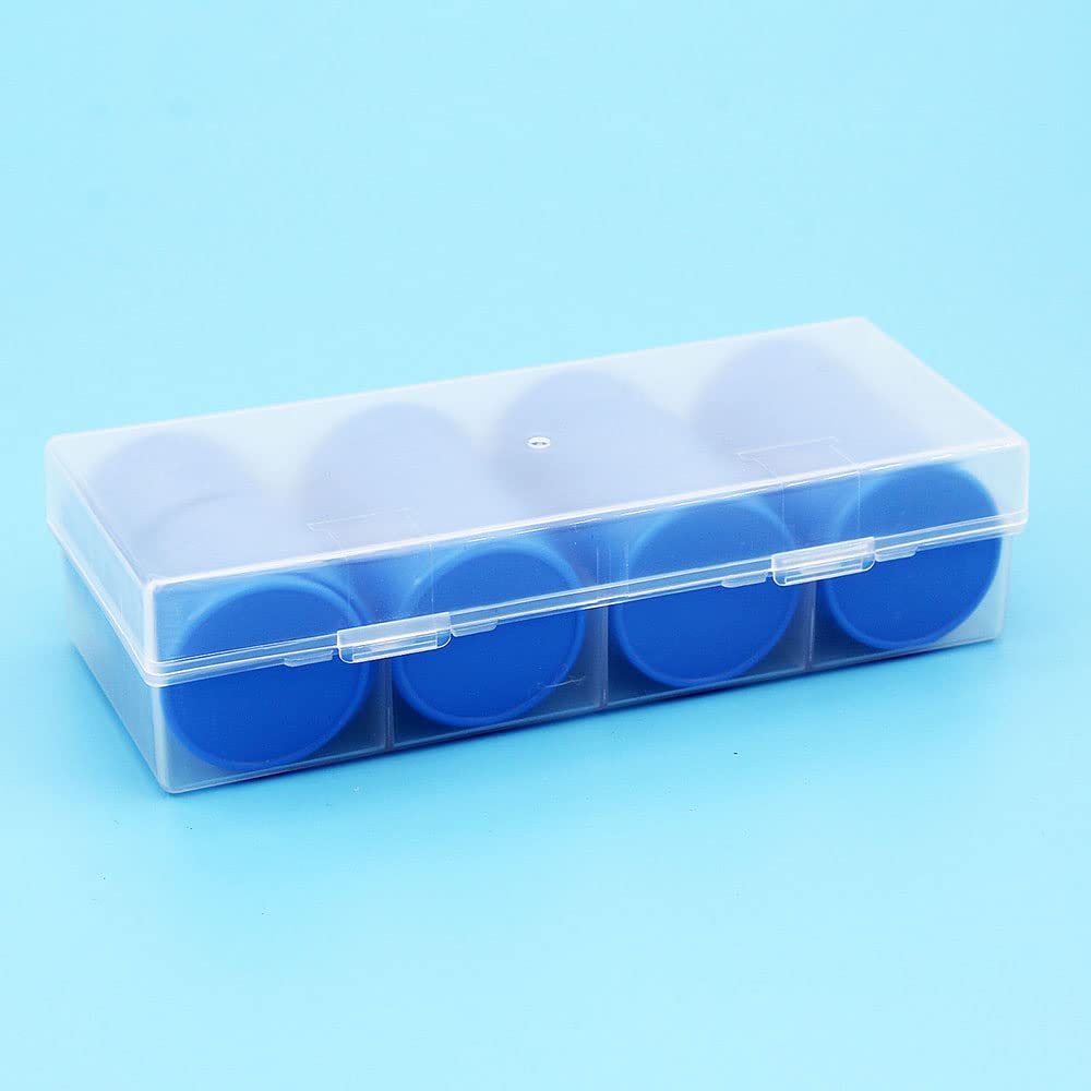 Qierlean 100 Pieces Counters Counting Chips Plastic Markers Multi Colors for Bingo Chips Game Tokens (Yellow)