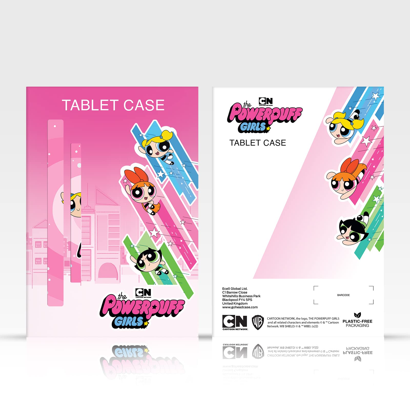 Head Case Designs Officially Licensed The Powerpuff Girls Group Graphics Leather Book Wallet Case Cover Compatible with Apple iPad 10.2 2019/2020/2021