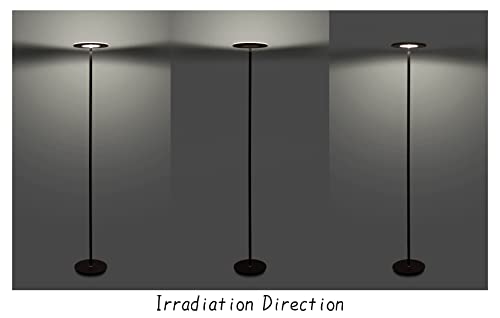 J&V Showroom LED Sky Floor Lamp -Dimmable Modern Design LED Floor Lamp for Living Room, Bedroom, Porch, Office, Study Room, Hotel, Black